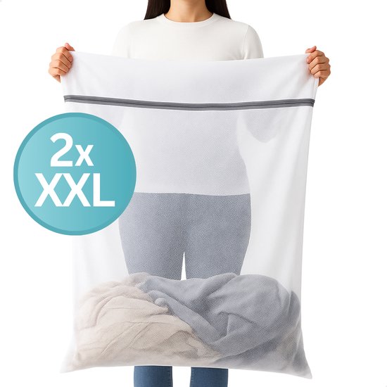 RENALUX Waszak Groot - Wasnet Groot - Set van 2 Stuks - 90cm x 110cm ...
