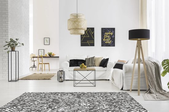 Vloerkleed vinyl | Vintage doolhof | 140x195 cm | Ontdek het Vloerkleed ...