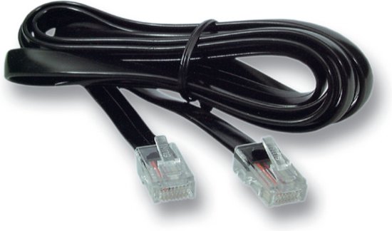 EFB Elektronik K2406SW.3 telefoonkabel 3 meter Zwart | bol