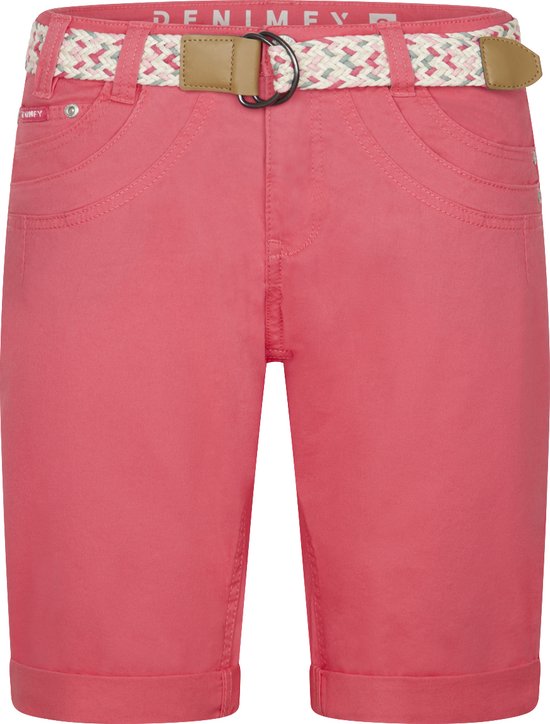 DENIMFY Dames Short DFPia regular/straight Roze M Volwassenen Bermuda ...