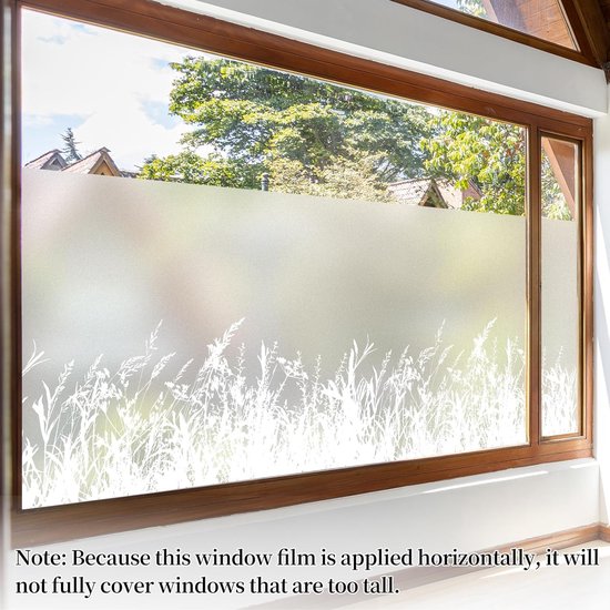 Raamfolie privacy vinyl matte raamfolie lijmvrije glas-in-lood ...