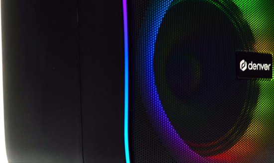 Denver Bluetooth Speaker Party Box - Discolichten - Partybox - Incl. Afstandsbediening... | bol