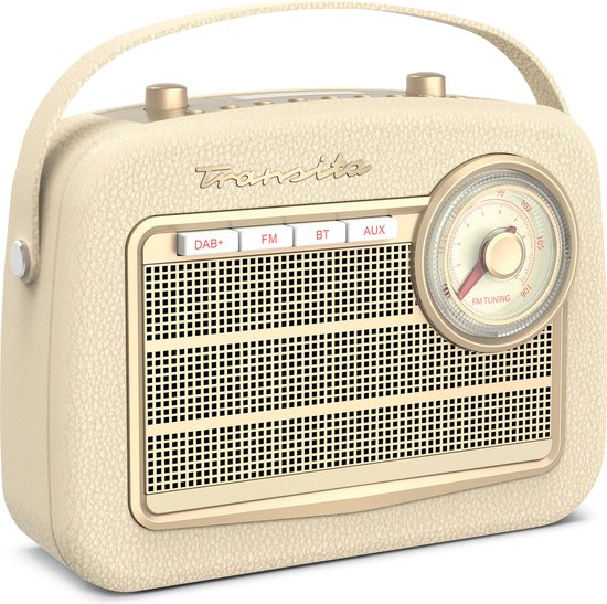 TechniSat Transita 130 'vintage-look' DAB+ radio met bluetooth - beige ...