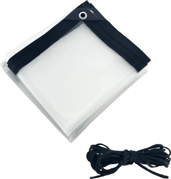 Transparant zeil met ogen, dekzeil met ogen, transparant zeil ...