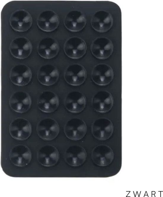 June Spring - Telefoon Klever - Kleur: Zwart - Met Zuignappen - Plak op ...