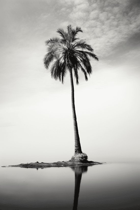 Palmboom Poster | Zwart Wit Poster | Aesthetic Poster | 61x91cm ...