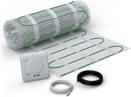 Chauffage au sol électrique WARMON pour carrelage : Tapis chauffant à ...