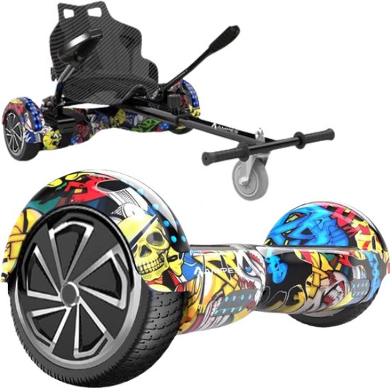 Ampes Hoverboard - Bluetooth Speaker - 24V 4.0 Ah Accu - Oxboard - 12 km/h - UL2272... | bol