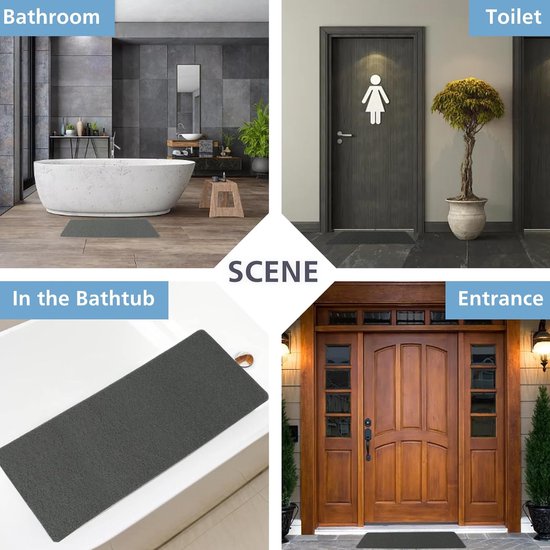 Douchemat - Wasbare badmatten voor inloopdouche - Antislip & anti ...