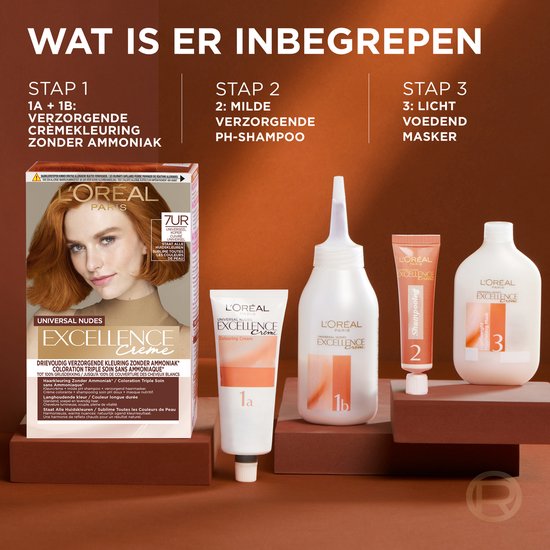 L'Oréal Paris Excellence Universal Nudes Licht Koperrood 8UR ...
