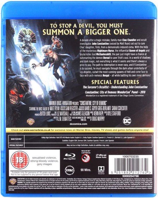 Constantine - City Of Demons (Blu-ray), Damian O'Hare | Dvd's | bol