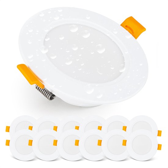 IP54 LED-Module Downlights – Badkamerverlichting – 500 Lumen – 3000K ...