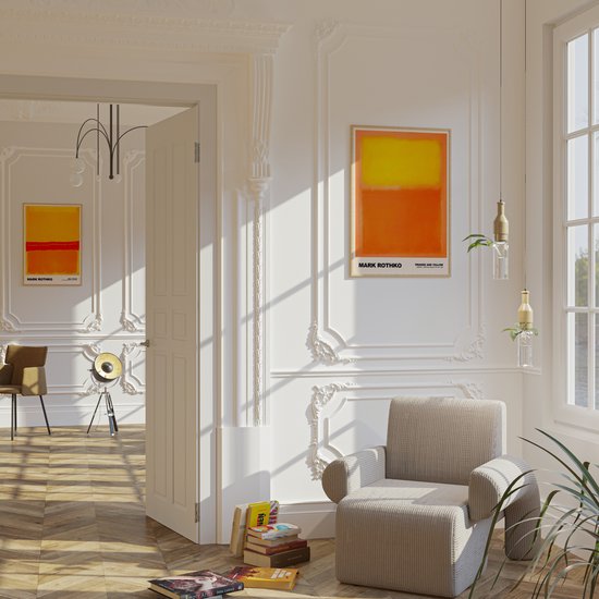 Mark Rothko Orange and Yellow Poster - 21x30 cm | bol