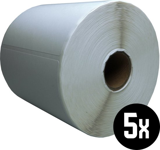 DULA Compatible Zebra Labels 90x50mm - 1000 etiketten per rol - kern ...