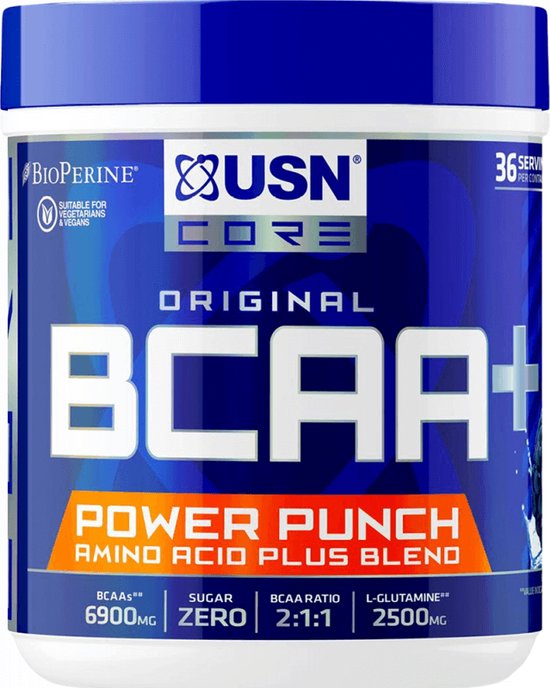 USN BCAA Power Punch 400 GR Braam Smaak - Aminozuren - Spiergroei ...