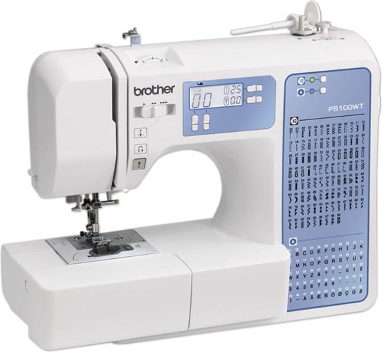 Brother Electronische Naaimachine - 100 steekprogramma's - FS100WT | bol