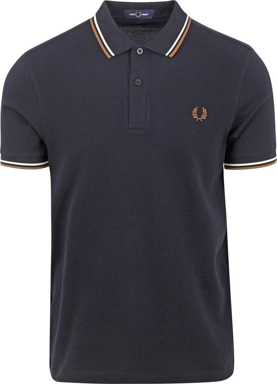 Fred Perry - Polo M3600 Navy U86 - Slim-fit - Heren Poloshirt Maat 3XL ...