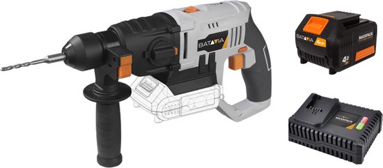 Accu Pneumatische Boorhamer 18V / SDS Plus | Incl. 4Ah Accu & Snellader | Maxxpack®... | bol