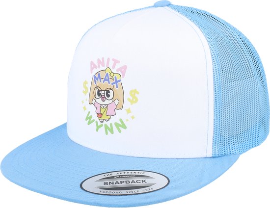 Hatstore- Anita Max Wynn White Front/C. Blue Trucker - Iconic Cap | bol