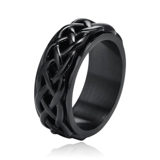 Mendes Ring voor Mannen - Celtic Band Black-21.5mm | bol