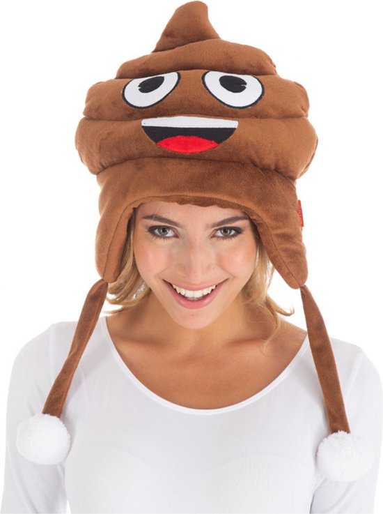 CHAKS Emoji muts - Drol - Lachend gezicht - Grappig accessoire | bol