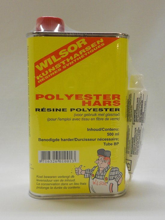 Wilsor Polyesterhars 0.50 Liter | bol