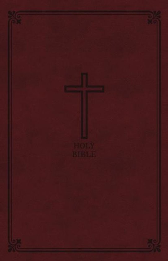 KJV Holy Bible, Personal Size Giant Print Reference Bible, Burgundy ...