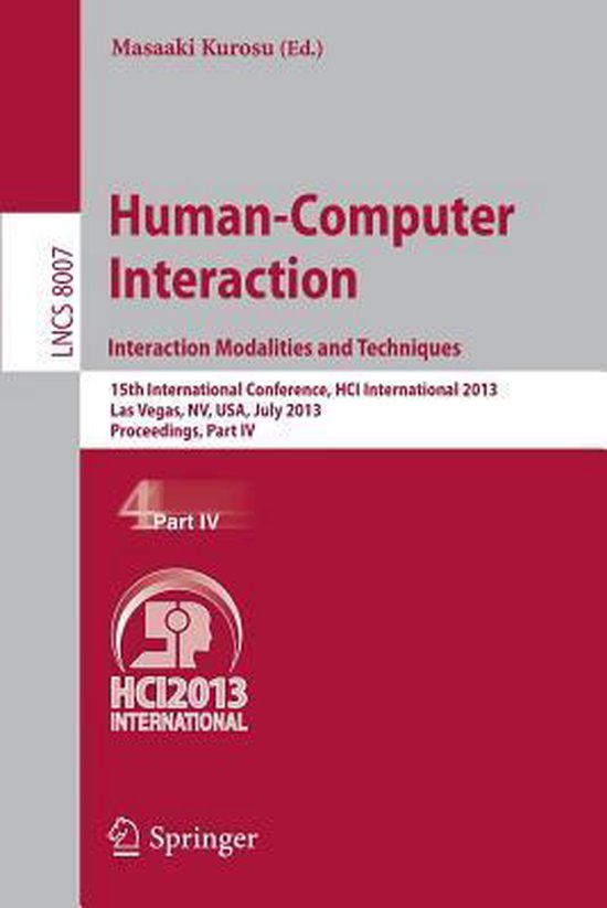 Human-Computer Interaction: Interaction Modalities and Techniques ...