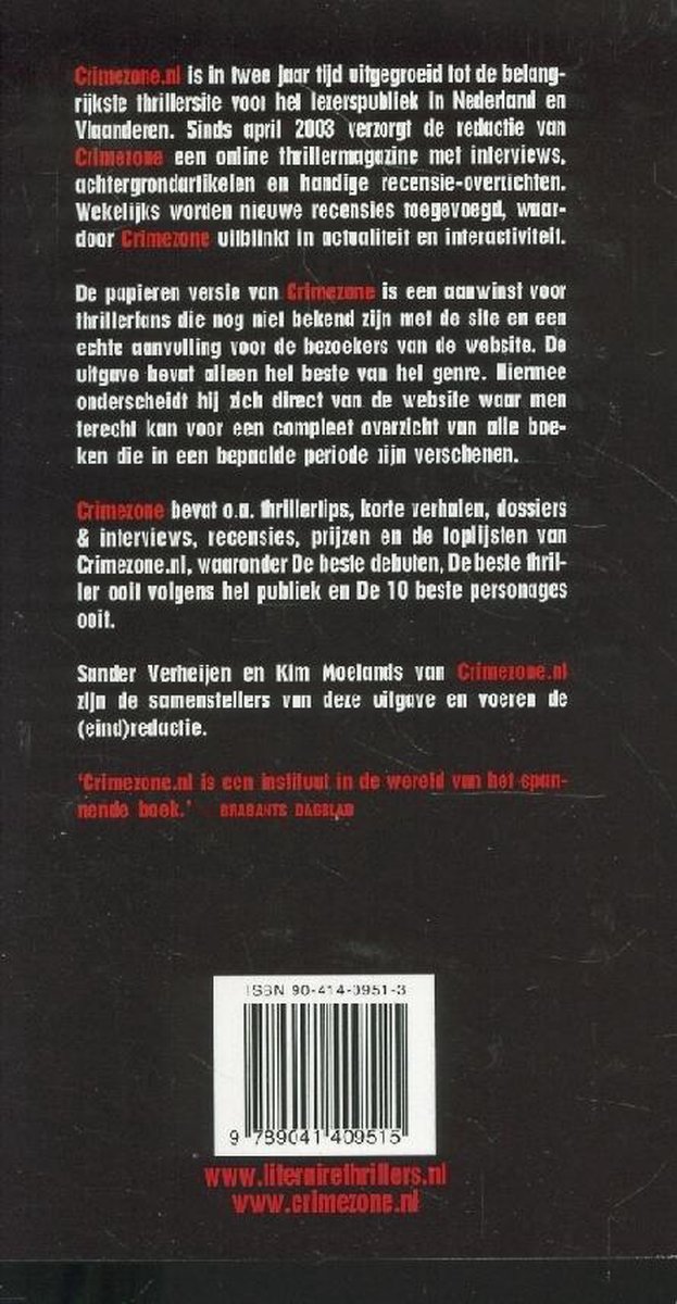 Crimezone, Sander Verheijen & Kim Moelands | 9789041409515 | Boeken ...