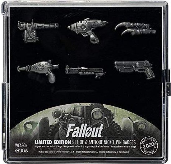 Fallout Weapon Pin Badge Set of Six | bol.com