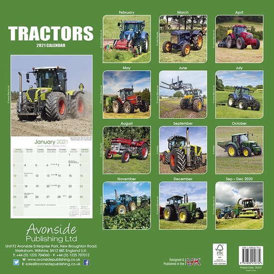 Tractors Kalender 2021 | bol.com