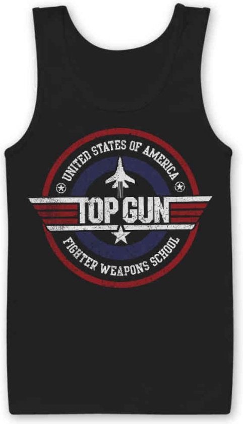 Top Gun Tanktop -M- Fighter Weapons School Zwart | bol