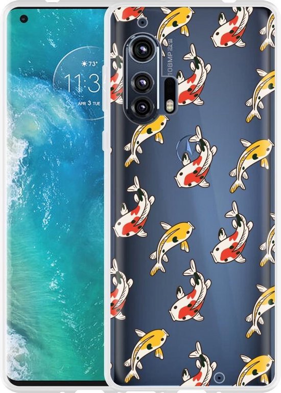 Hoesje geschikt voor Motorola Edge Plus Koi Fish | bol