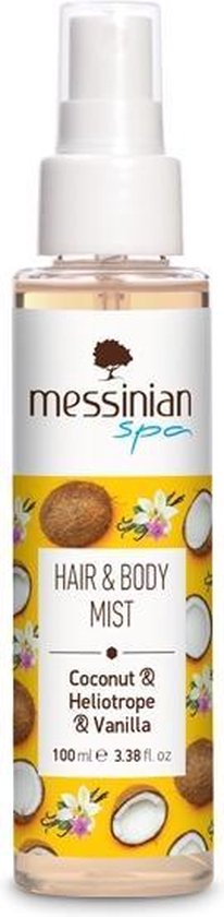 Messinian Spa Body Mist Kokos & Vanille | bol.com