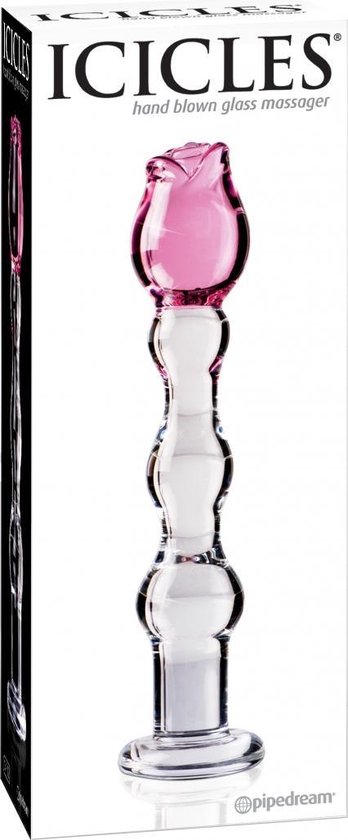 Pipedream Icicles glazendildo Icicles No. 12 roze,transparant | bol