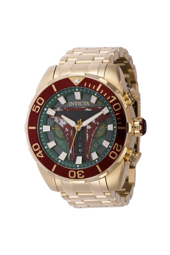 Invicta Star Wars - Boba Fett 43585 Quartz Herenhorloge - 50mm | bol.com
