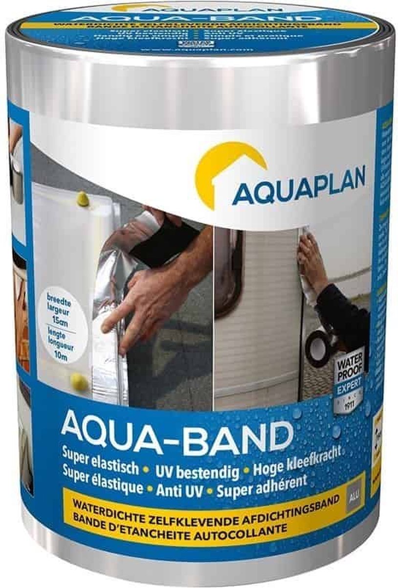 Aquaplan Aqua-Band Alu - zelfklevende afdichtingsband - bestand tegen ...