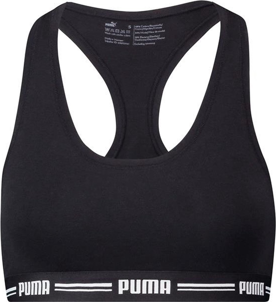 Puma Racerback Top/Bh dames - L - Zwart | bol.com