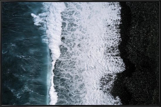 JUNIQE - Poster in kunststof lijst Abstract Aerial by @regnumsaturni | bol