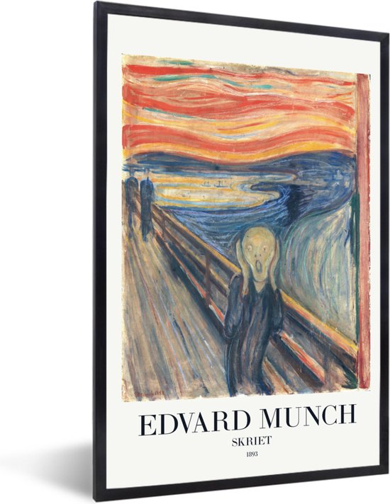 Fotolijst incl. Poster - Schilderij - Schreeuw - Munch - Oude meesters ...