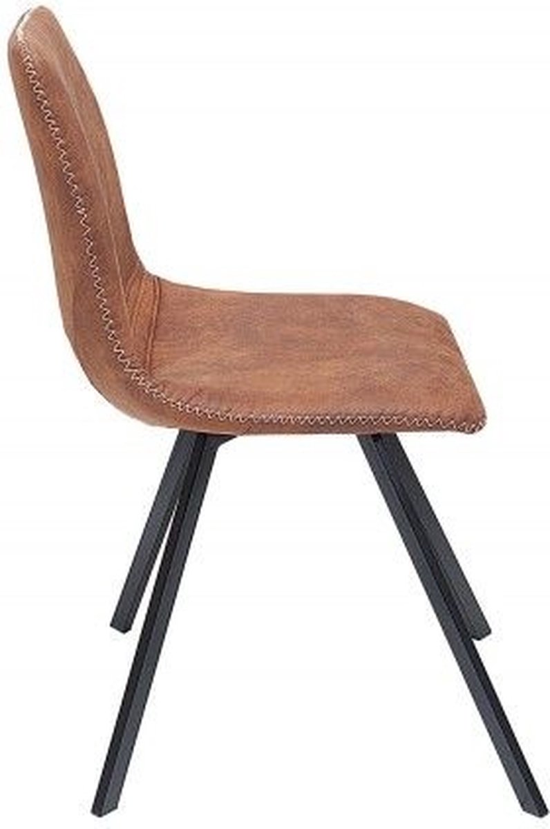 Retro stoel AMSTERDAM STOEL vintage lichtbruin design klassieker ...