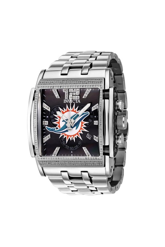 Invicta NFL - Miami Dolphins 42721 Quartz Herenhorloge - 47mm - Met 350 ...