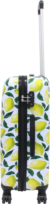 Saxoline Koffer / Reiskoffer / Trolley - 67 cm - 54 Liter - ABS - Lemon ...
