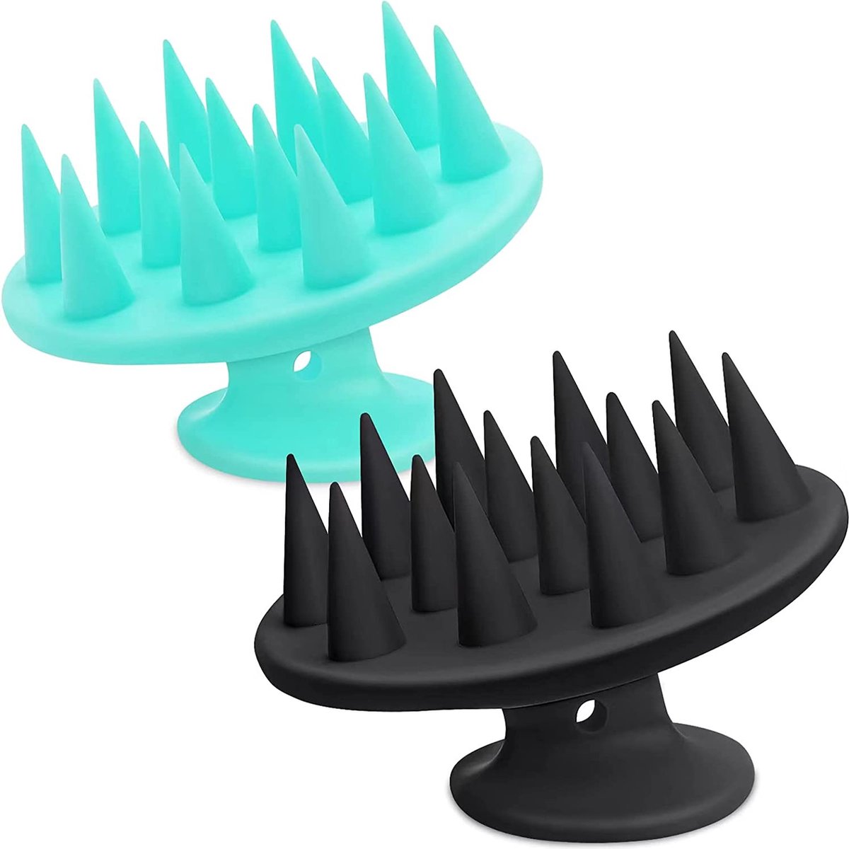 Plugstore - Brosse de massage du cuir chevelu mise à jour avec poils ...