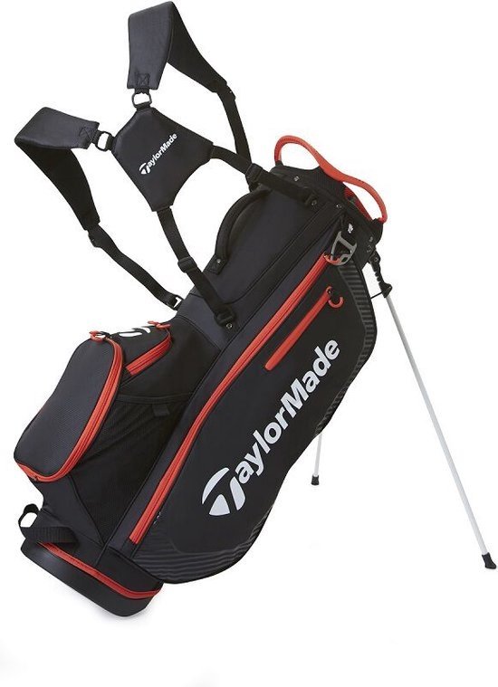 TaylorMade Pro Standbag 2023 - Zwart Rood | bol.com