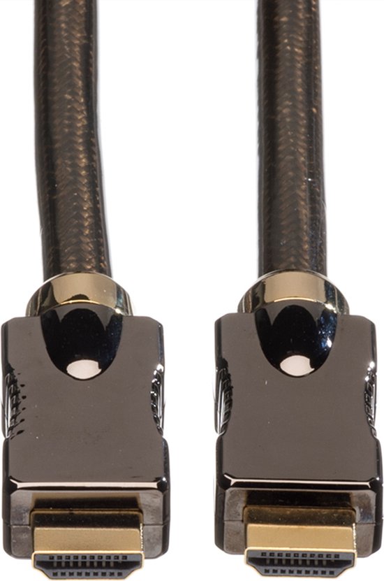 ROLINE HDMI Ultra HD Kabel met Ethernet, M/M, zwart, 3 m | bol.com