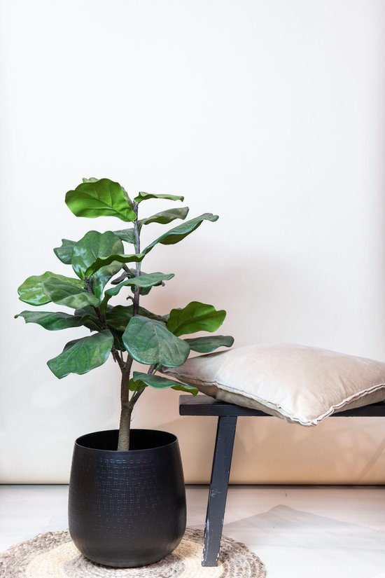 Ficus Lyrata - Tabaksplant - 100 cm - kunstplant | bol.com