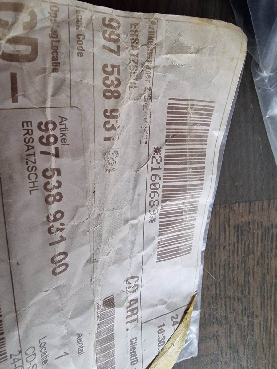 Originele Porsche 997 911 CARRERA BOXSTER BASIS 99753893100 2004 - 2013 ...