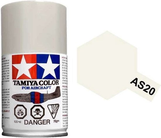 Tamiya Hobbyverf Acrylverf - AS-20 Insignia White - US Navy - Matt ...