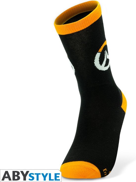 Overwatch - Logo Black and Orange Socks | bol